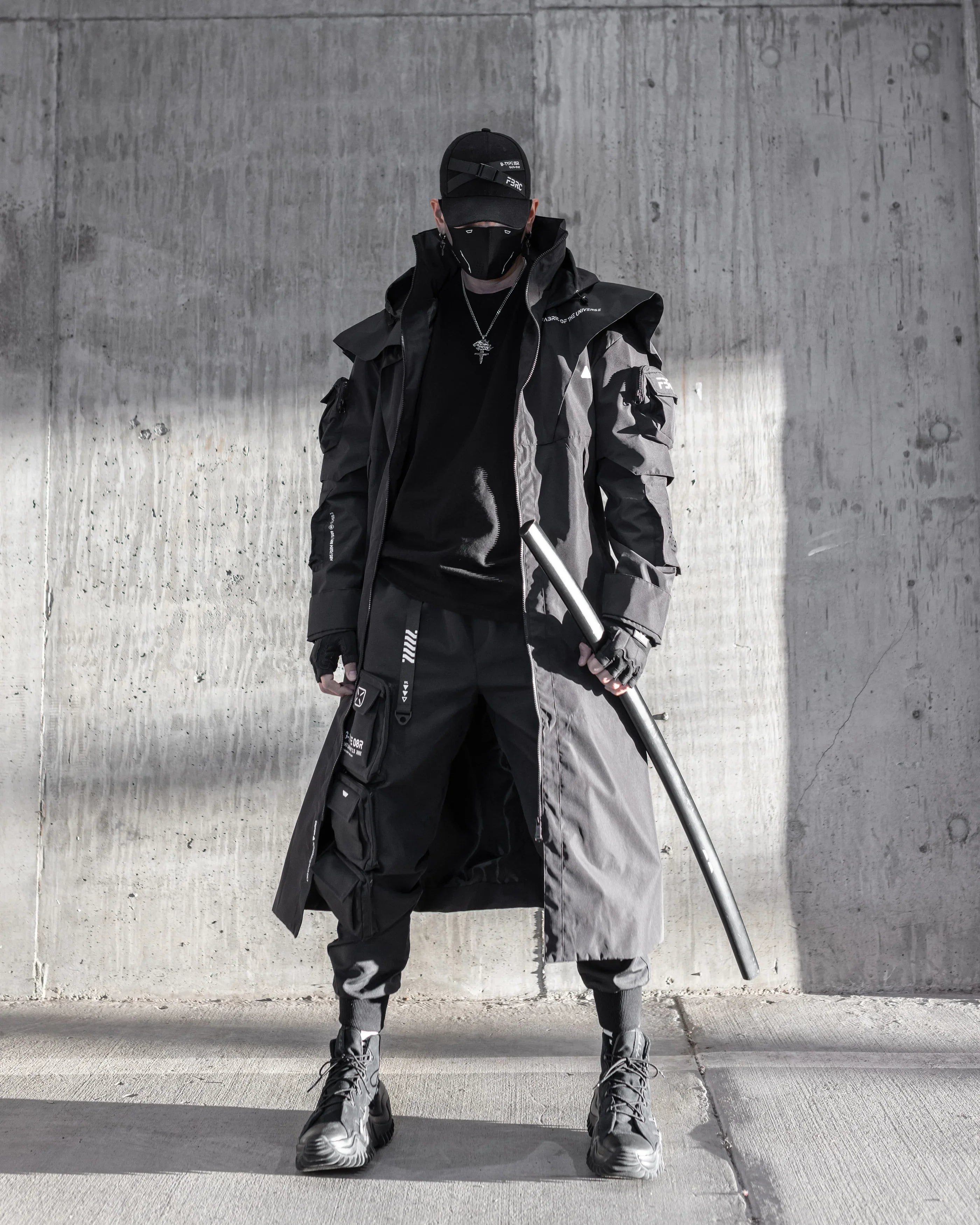 CC-020 Black Commander's Coat - Fabric of the Universe
