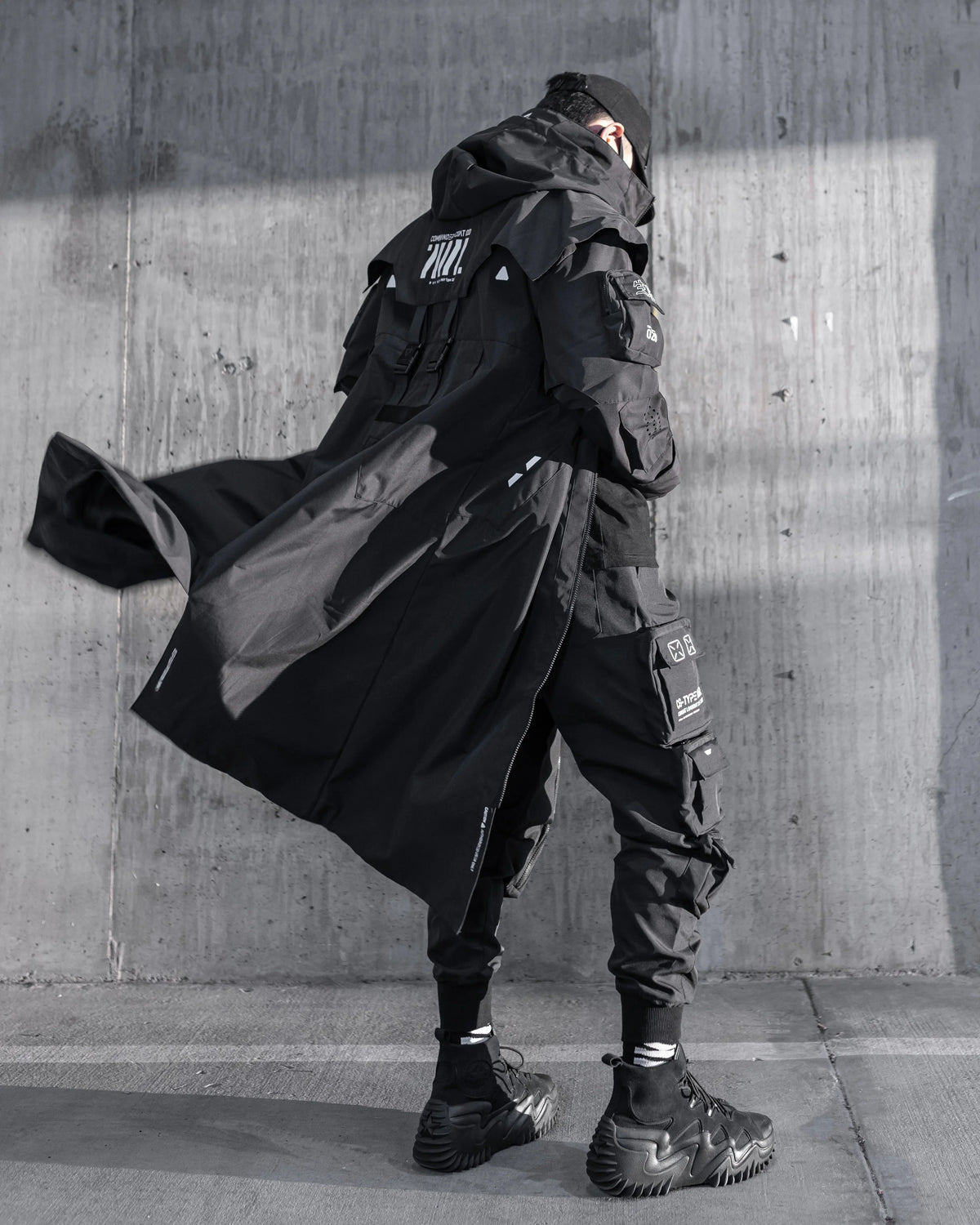 CC-020 Black Commander's Coat - Fabric of the Universe