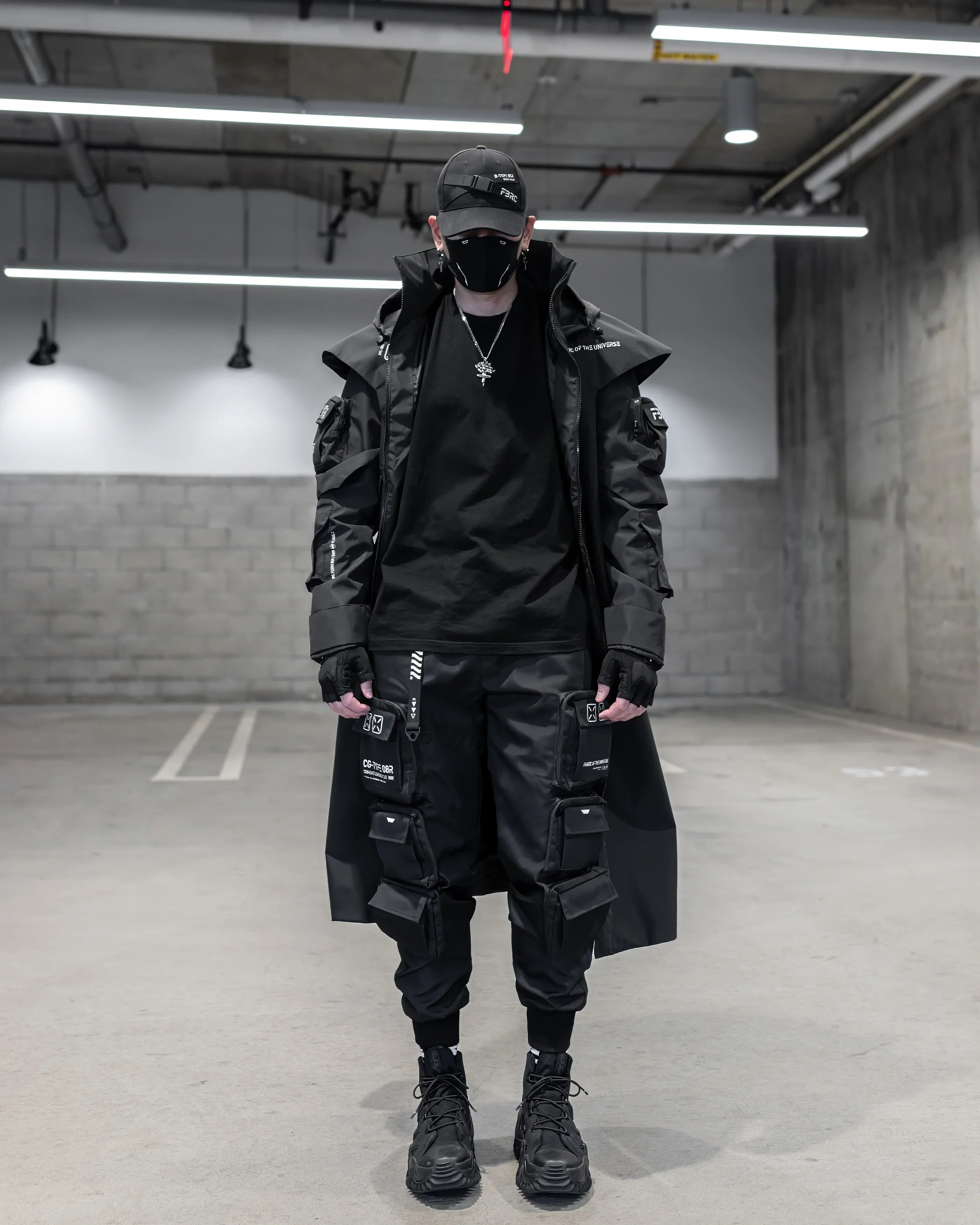 CC-020 Black Commander's Coat - Fabric of the Universe