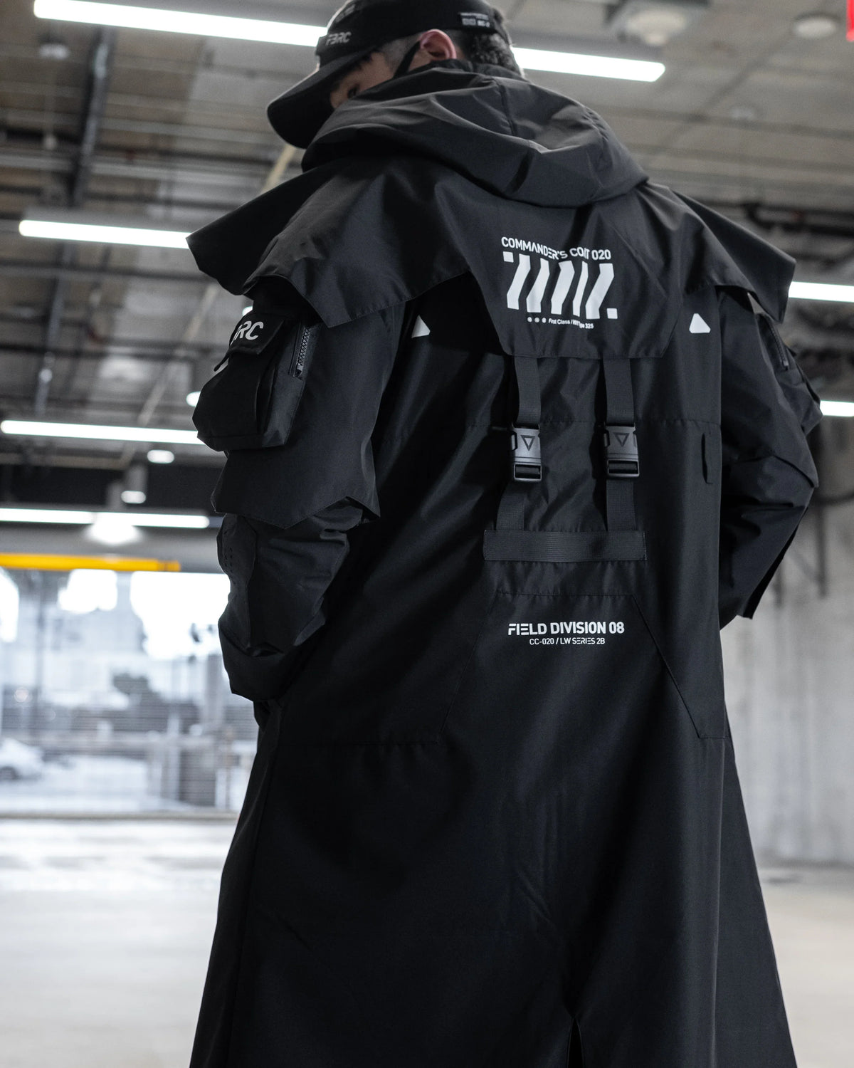 CC-020 Black Commander's Coat - Fabric of the Universe