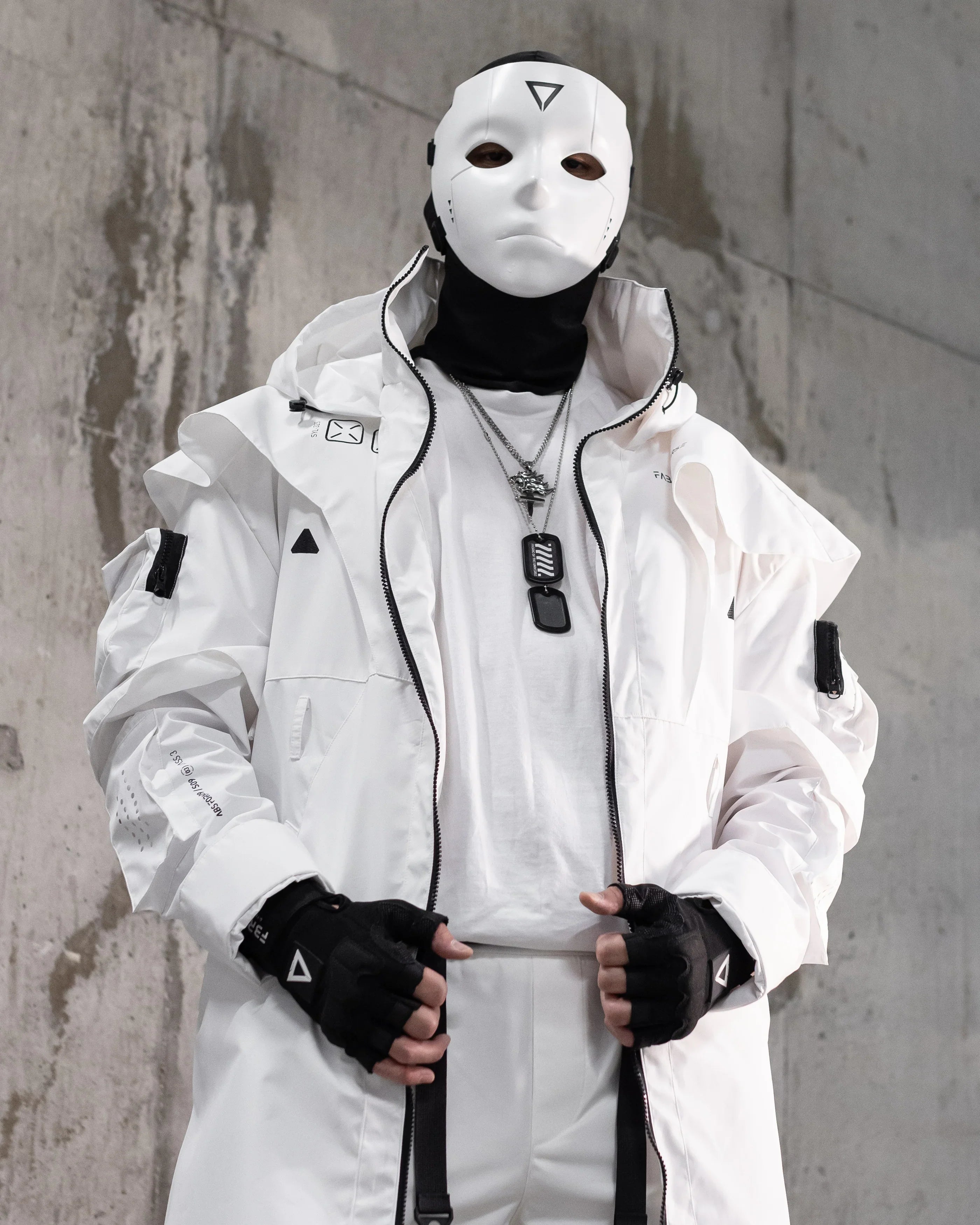 CC-020 White Commander's Coat - Fabric of the Universe