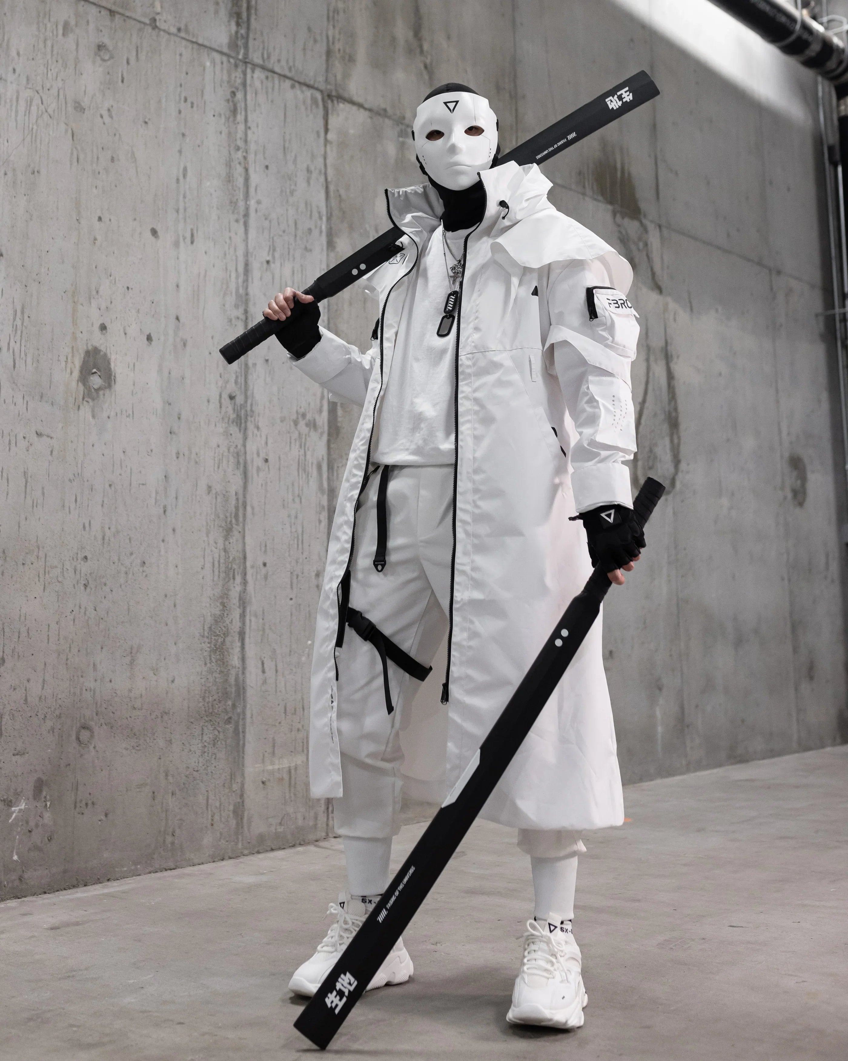 CC-020 White Commander's Coat - Fabric of the Universe