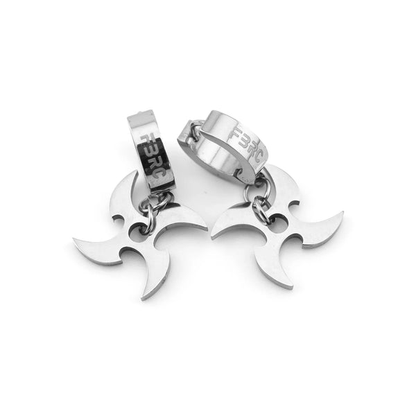SRK-02C SS Shuriken Earrings - Fabric of the Universe