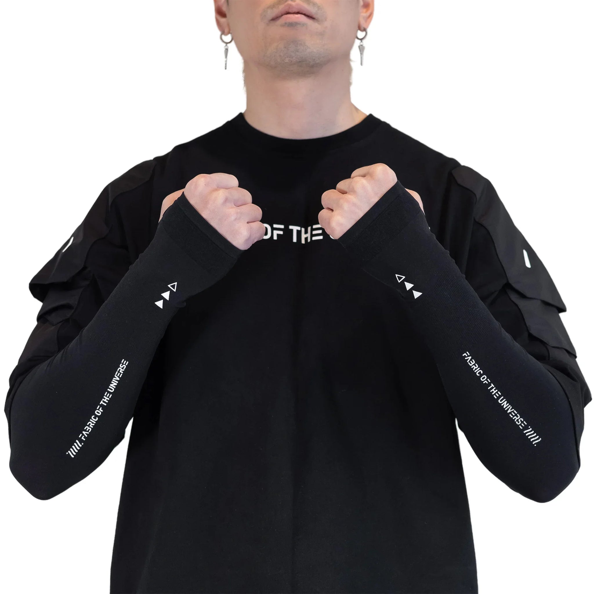 A-Slev 011 Black Arm Sleeves - Fabric of the Universe