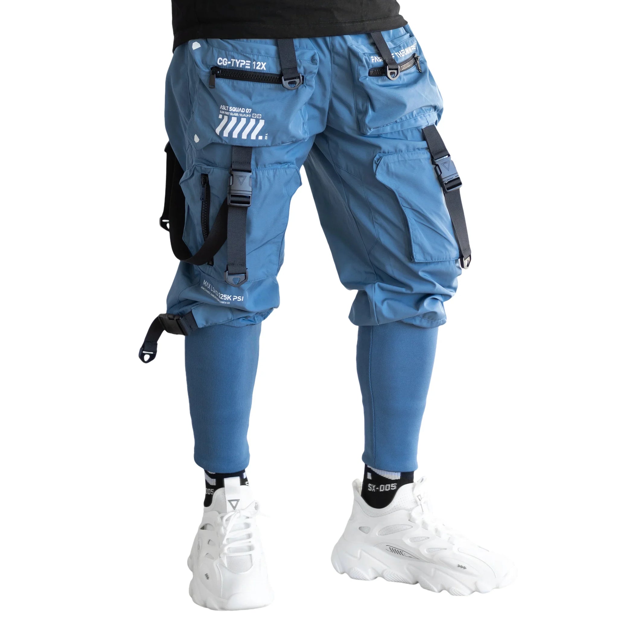 CG-Type 12X(U) Cyan Cargo Pants - Fabric of the Universe