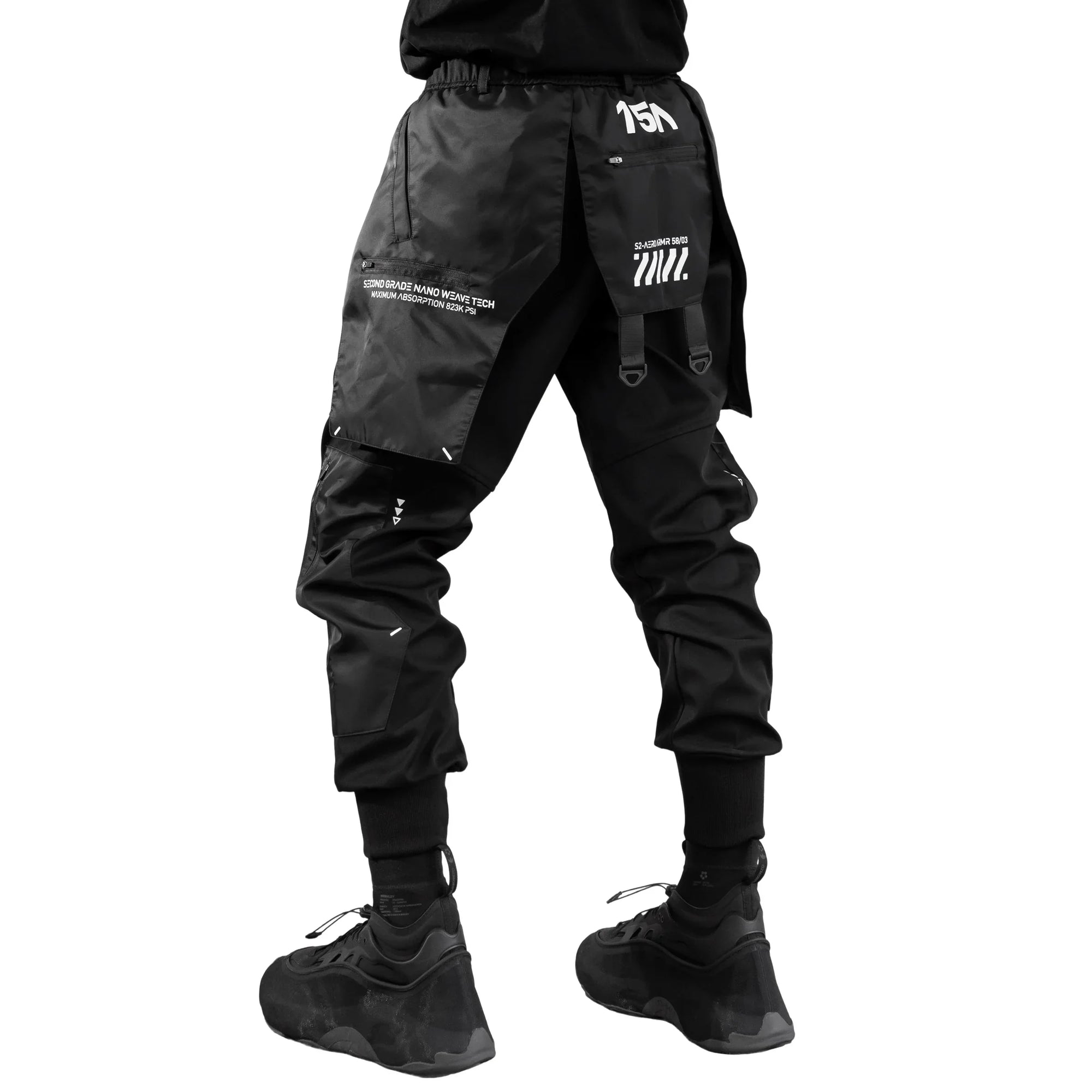 CG-Type 15A Black Cargo Pants - Fabric of the Universe