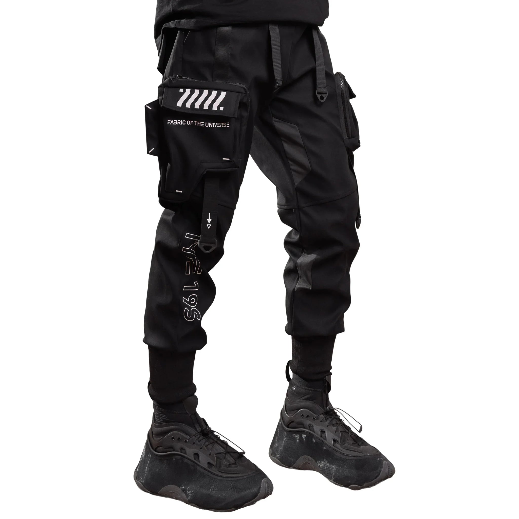 CG-Type 19S Black Cargo Pants - Fabric of the Universe