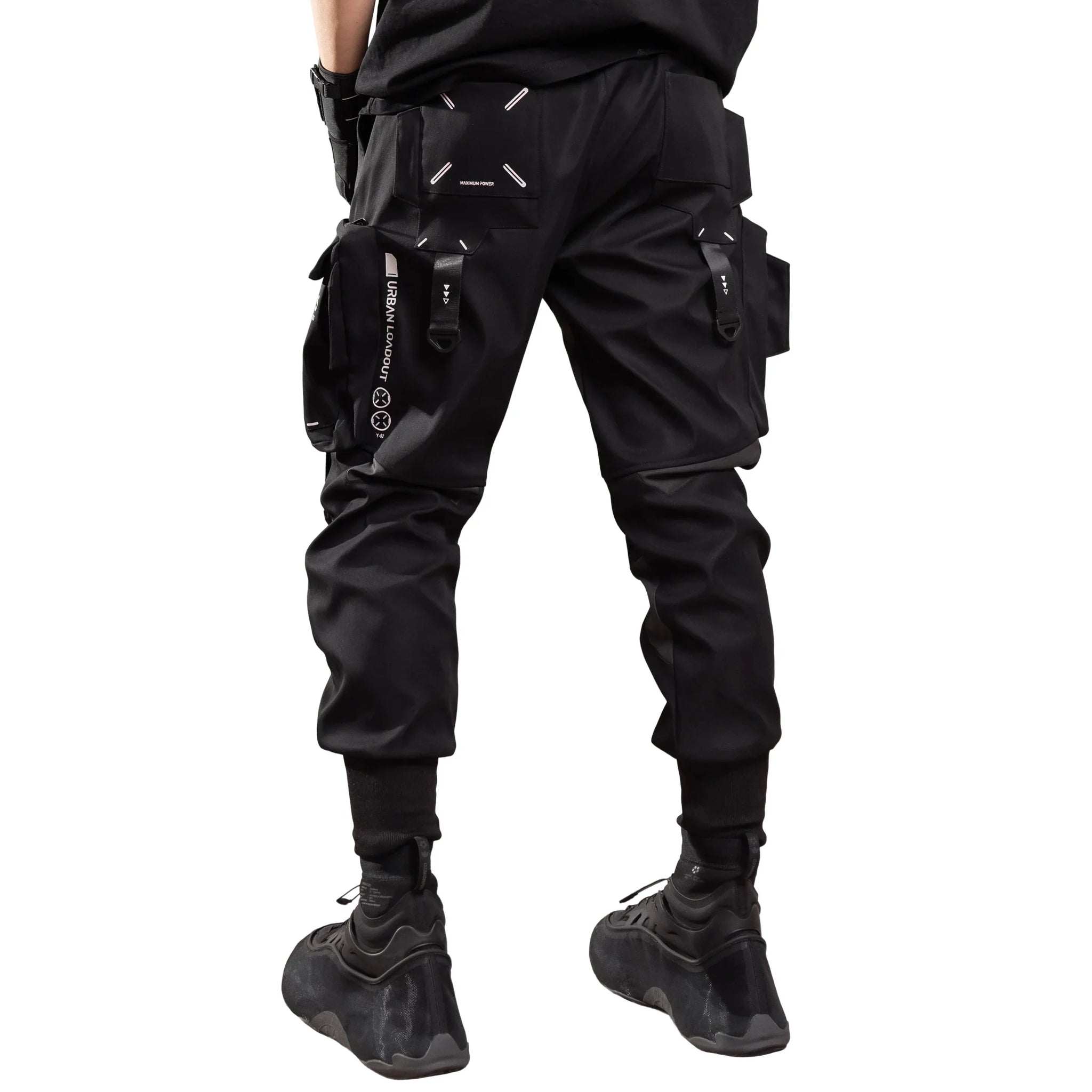 CG-Type 19S Black Cargo Pants - Fabric of the Universe