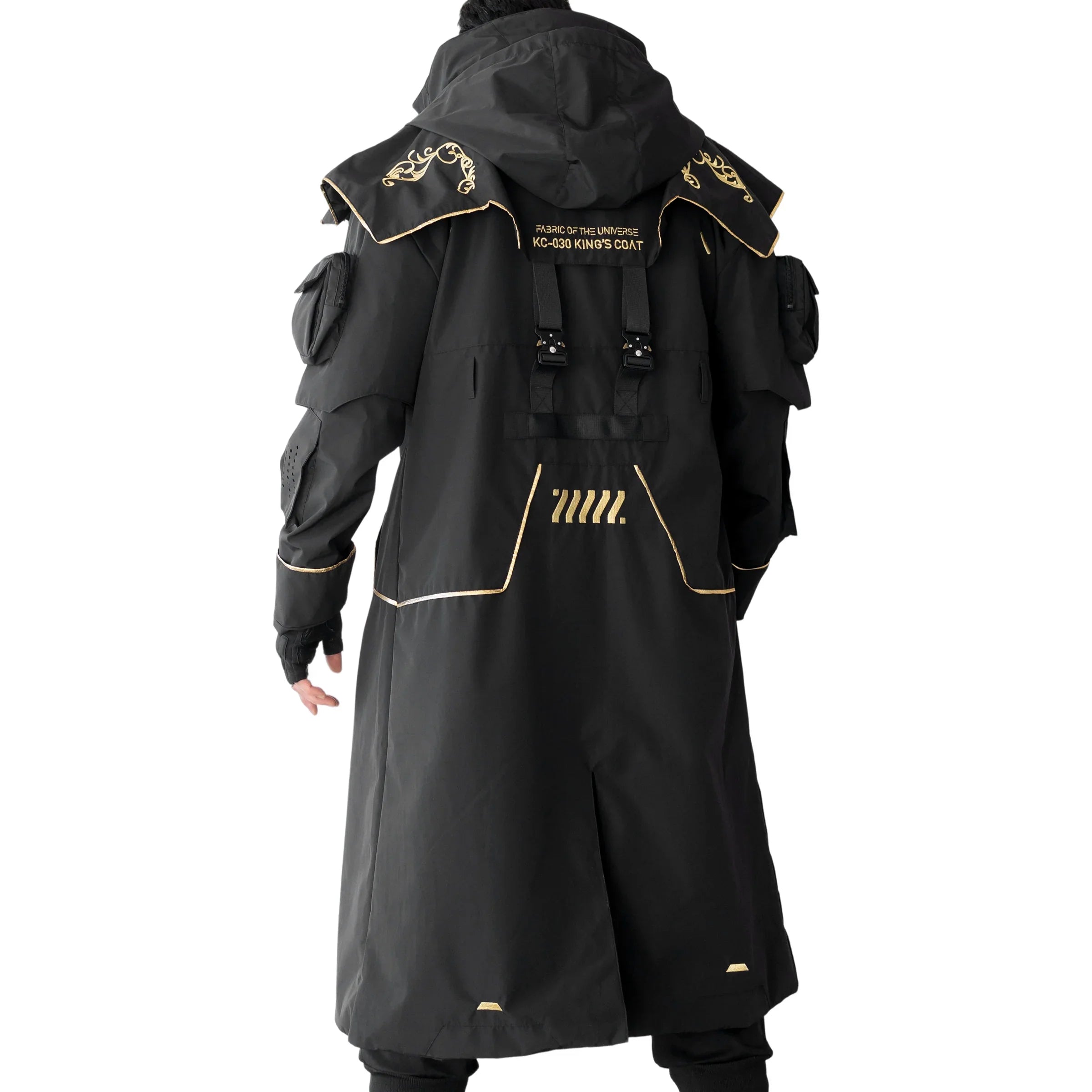 KC-030 Black King's Coat - Fabric of the Universe