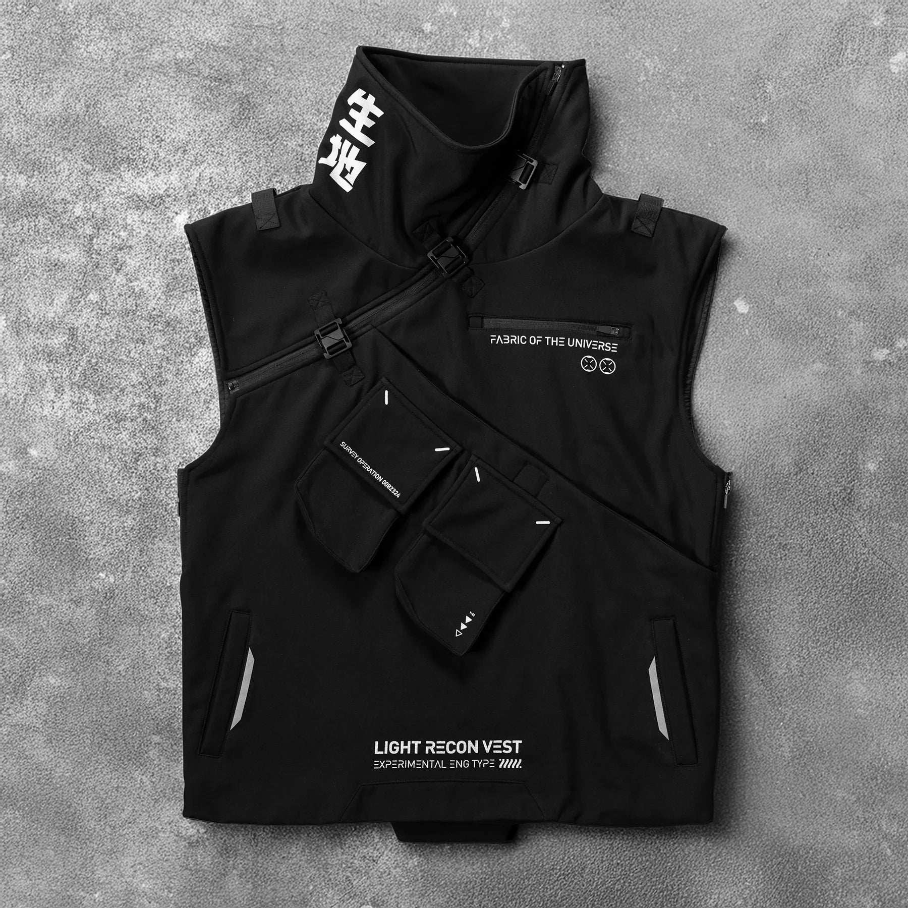 LRV-01 Black Light Recon Vest - Fabric of the Universe