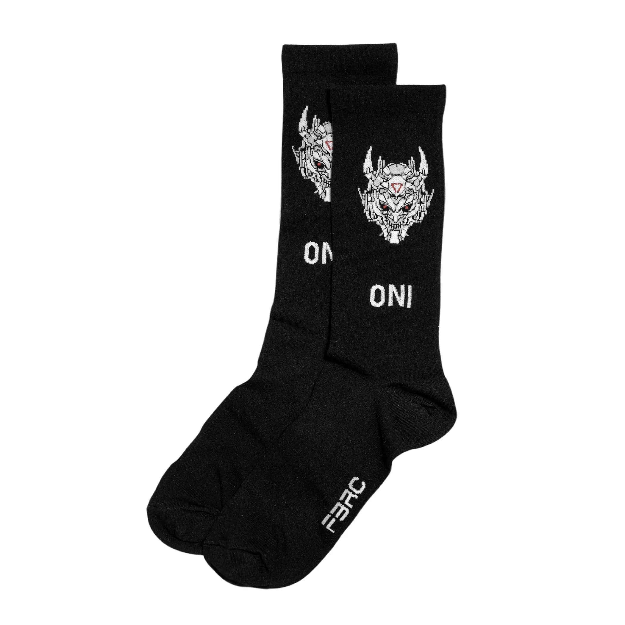 ONI Black Crew Socks - Fabric of the Universe