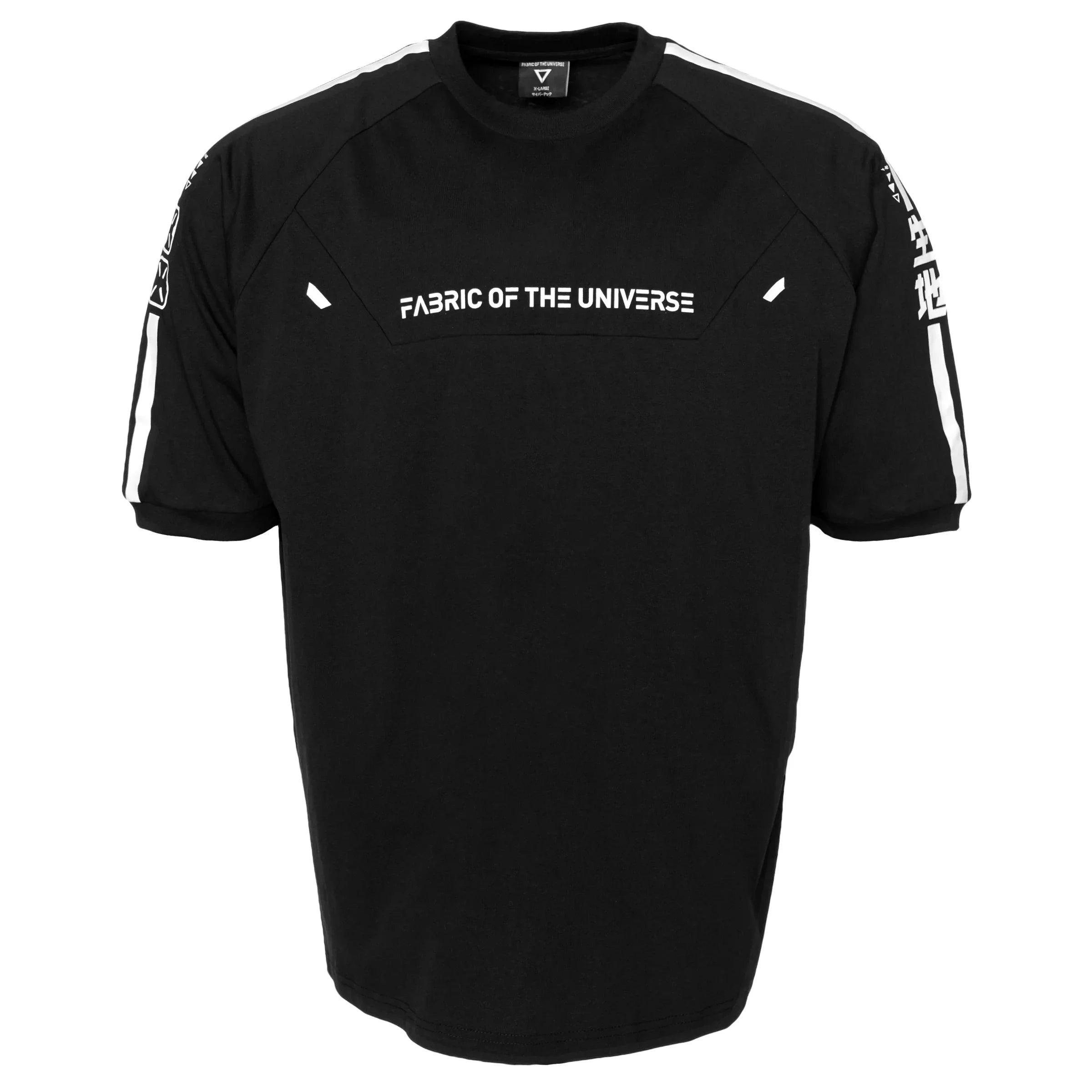 RGS-101C Black Oversized Short Sleeve T - Fabric of the Universe