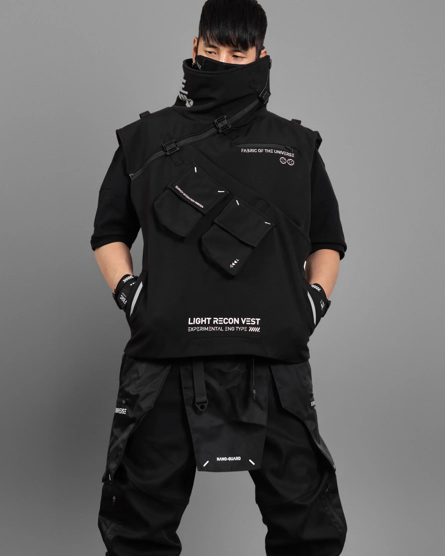 LRV-01 Black Light Recon Vest - Fabric of the Universe