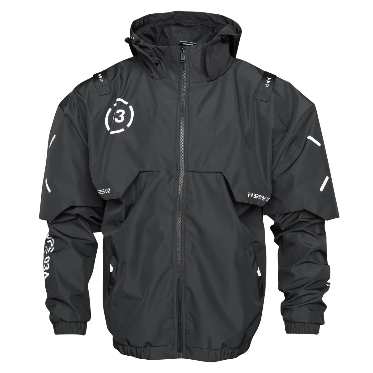 WB-Type 03A Black Windbreaker - Fabric of the Universe