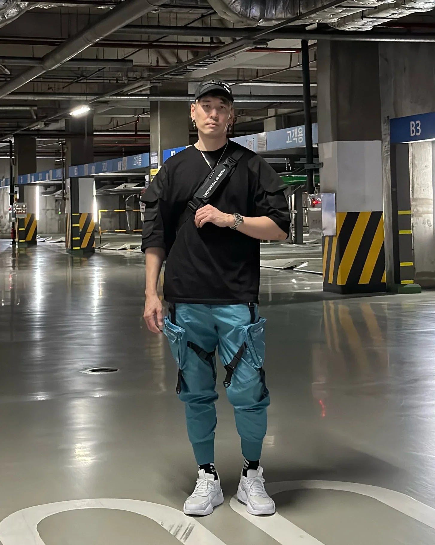 CG-Type 10F Teal Cargo Pants - Fabric of the Universe