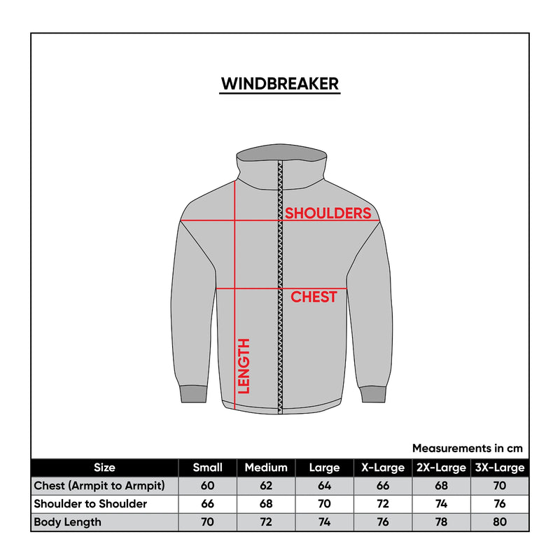 W-Type 02B White Windbreaker - Fabric of the Universe