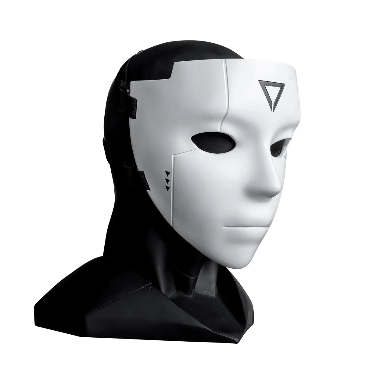 Genova-01A White Face Mask - Fabric of the Universe